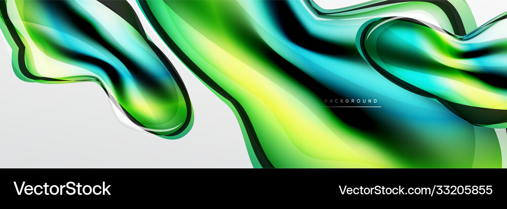 Abstract background flowing liquid style Vector Image
