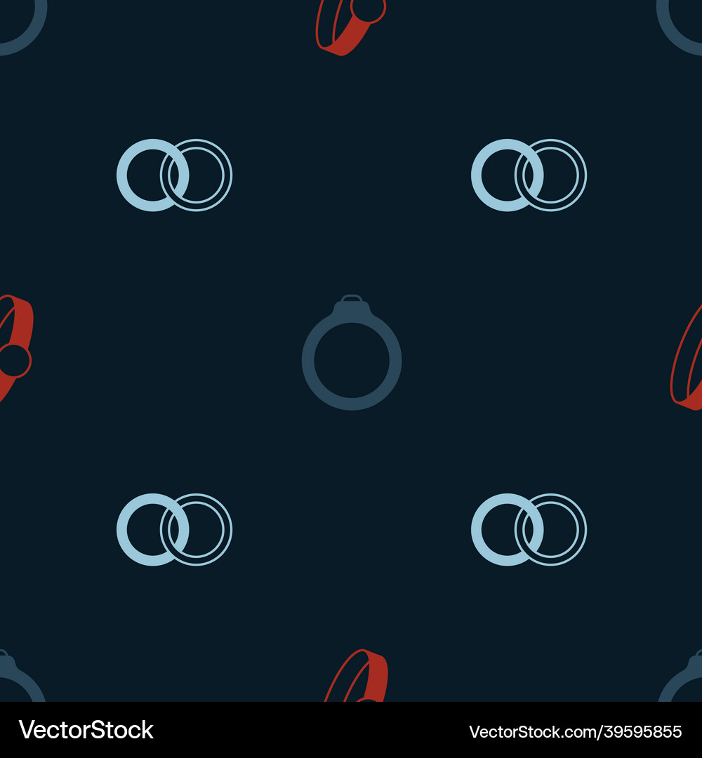 Set diamond engagement ring and wedding rings Vector Image