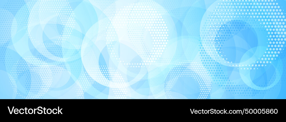 Abstract background of translucent circles and Vector Image
