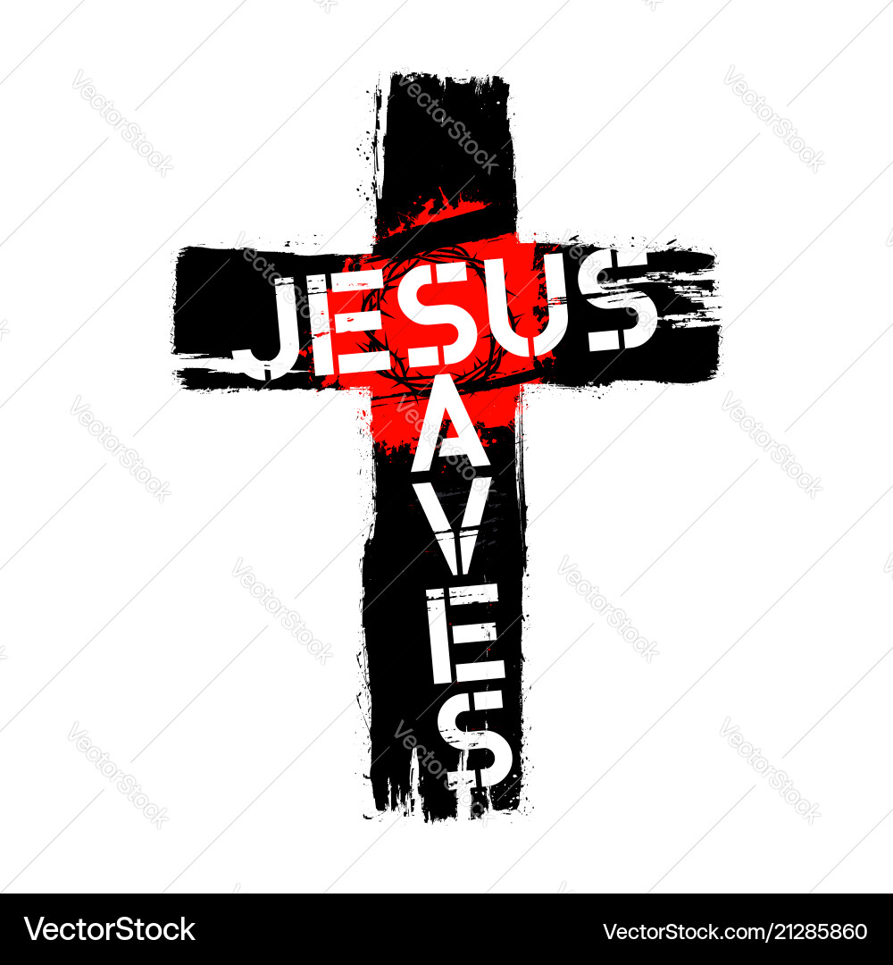 Bible lettering christian Royalty Free Vector Image