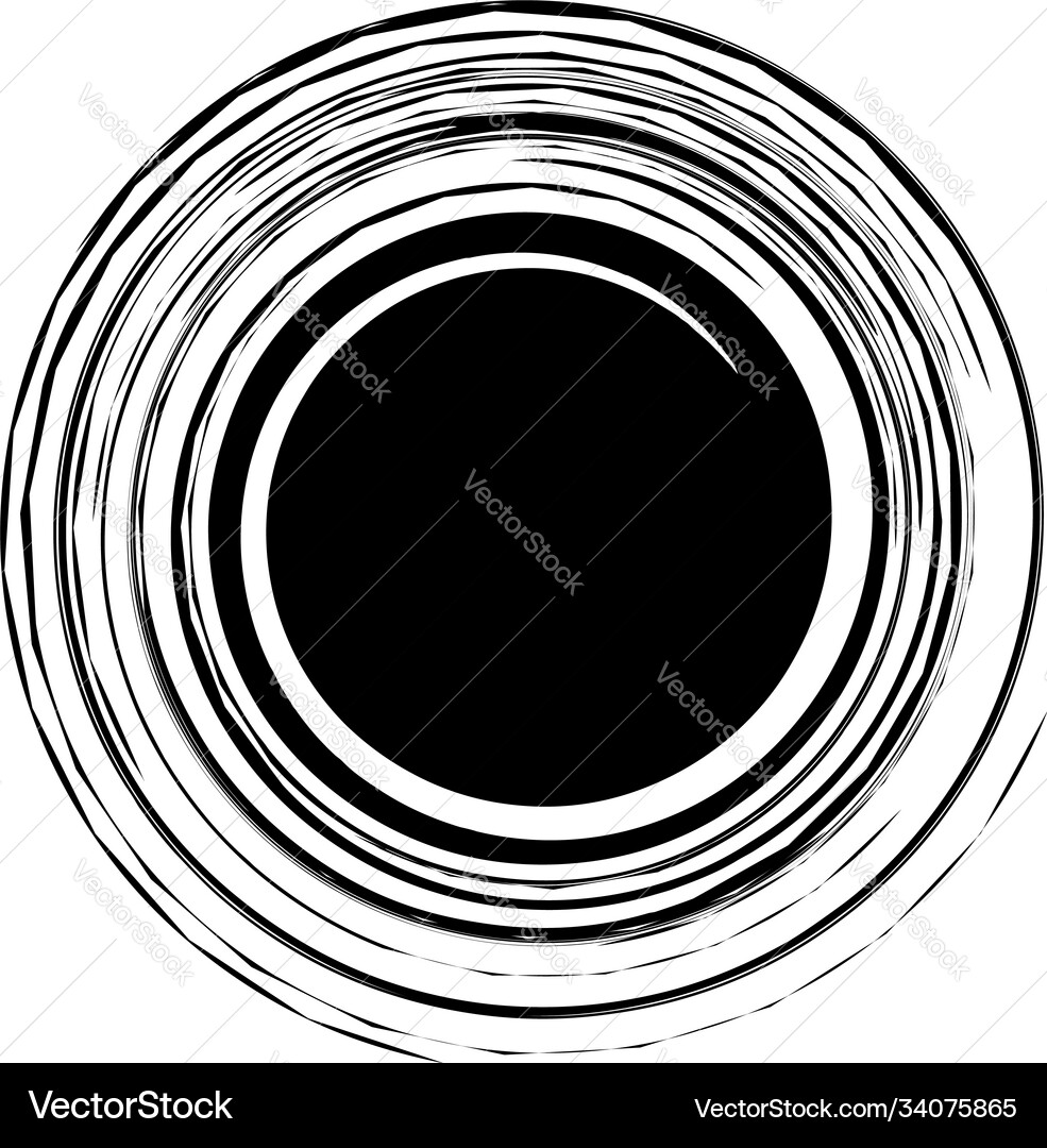 Cyber-cyberpunk sci-fi geometric circles rings Vector Image