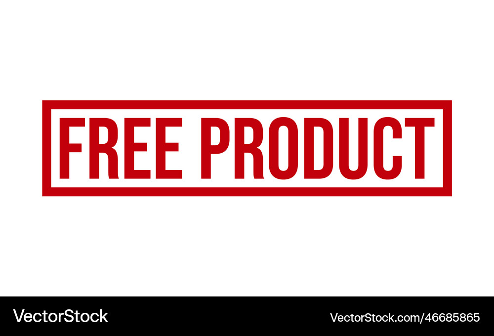 Free product rubber stamp seal Royalty Free Vector Image