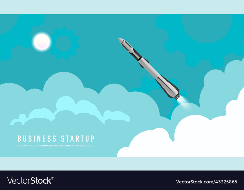 Rocket launch Royalty Free Vector Image - VectorStock