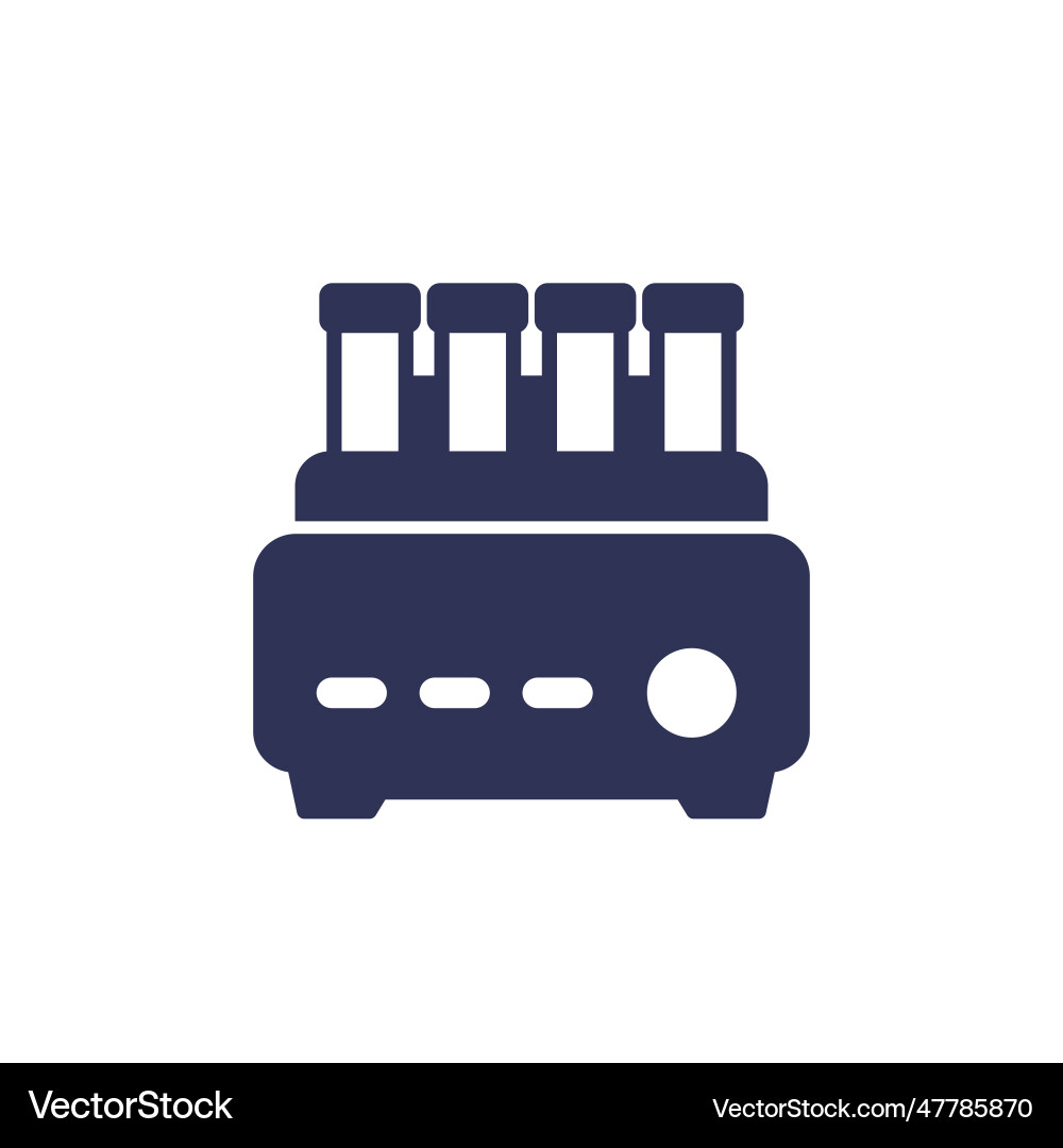Centrifuge machine icon on white Royalty Free Vector Image
