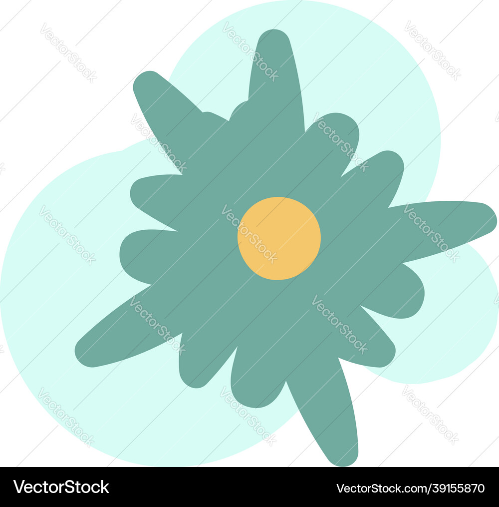 Lilac flower icon on white background Royalty Free Vector