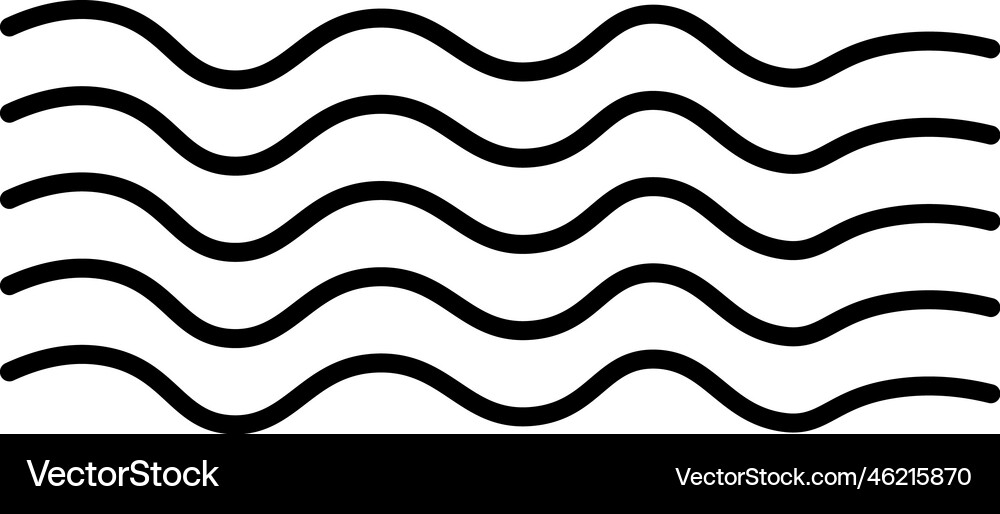 Sea waves icon simple wave sign Royalty Free Vector Image