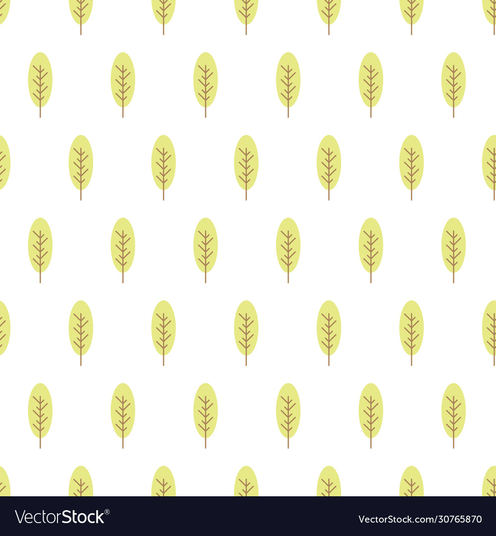 Seamless pattern with colored trees Royalty Free Vector