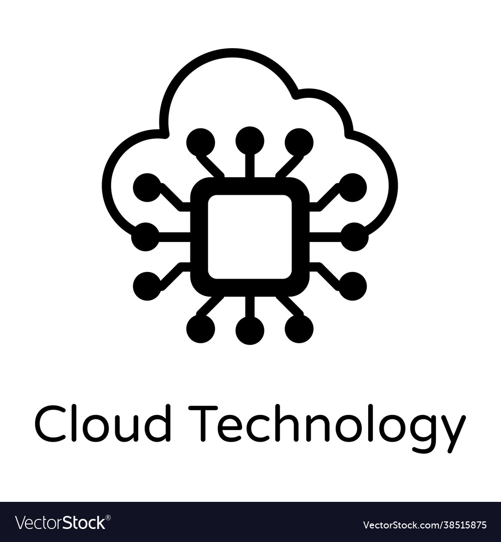 Cloud technology Royalty Free Vector Image - VectorStock