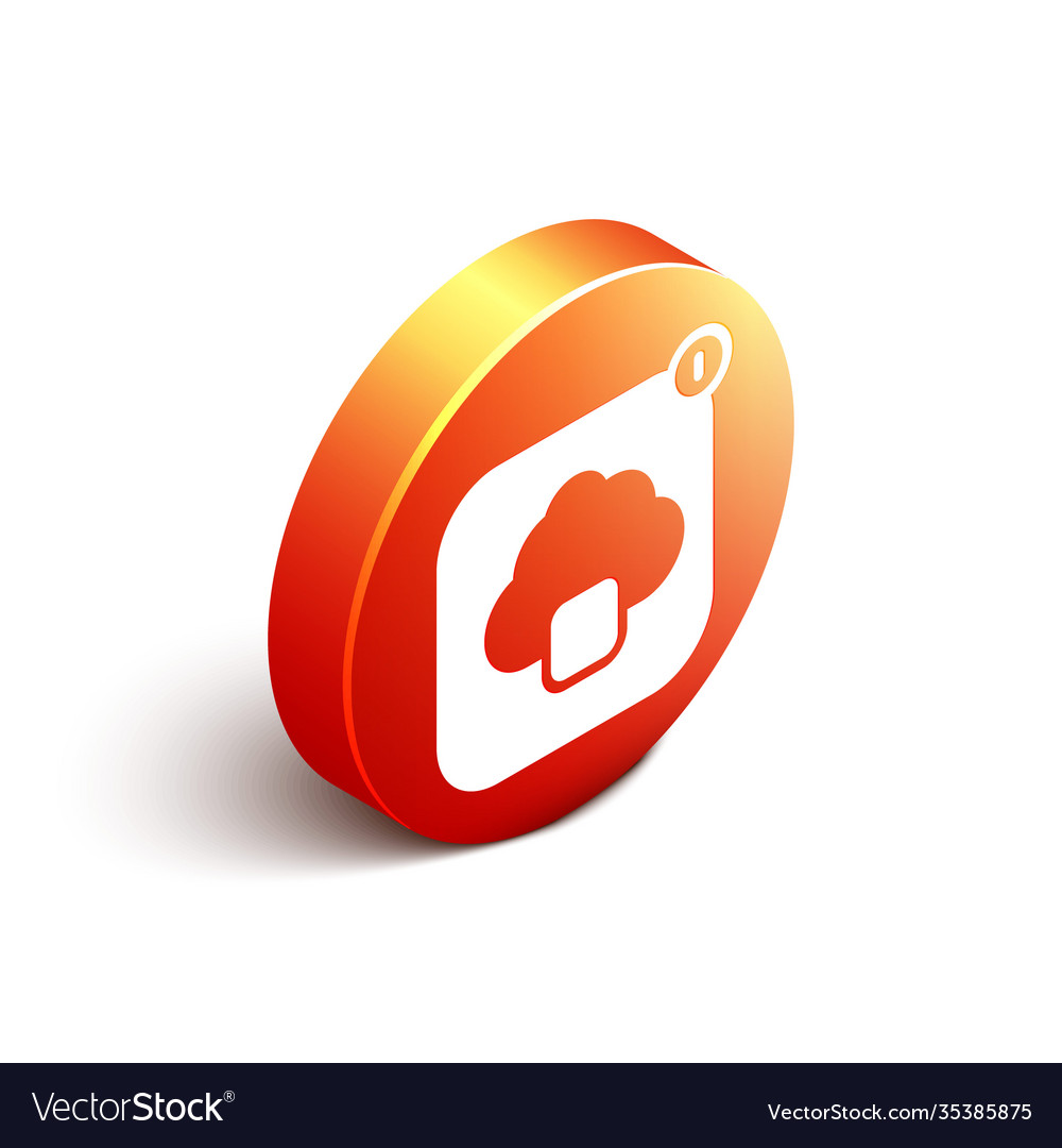 Isometric cloud technology data transfer Vector Image