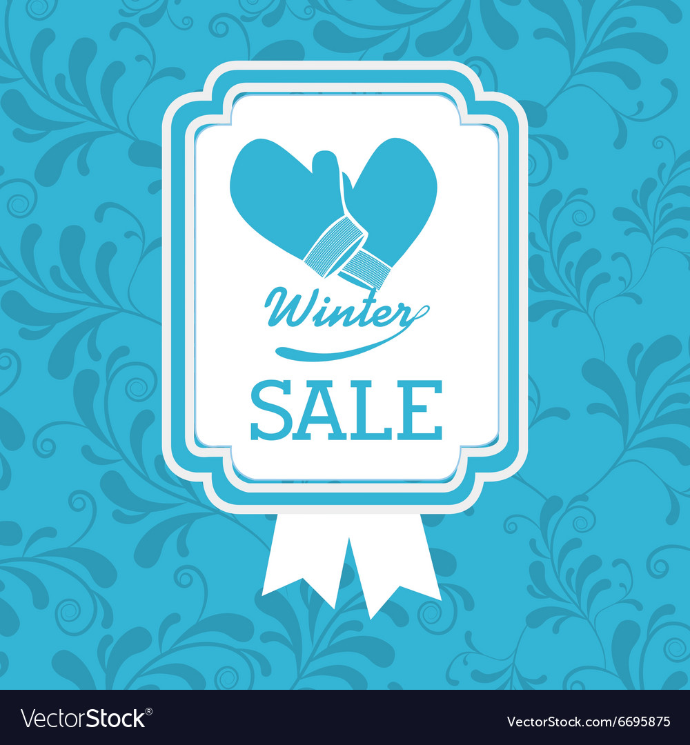 Winter sale design Royalty Free Vector Image - VectorStock Winter sale design Royalty Free Vector Image - VectorStock