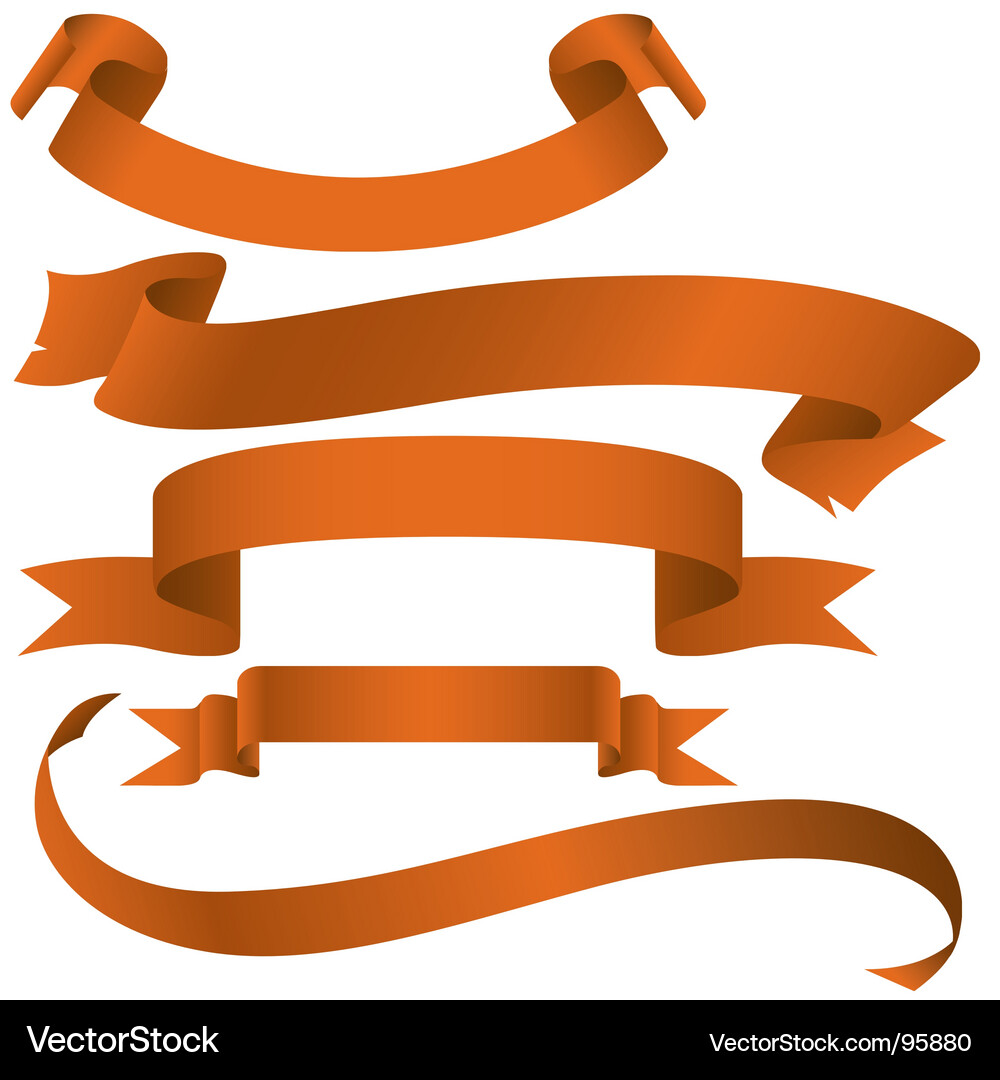Decorative Banner Elements Royalty Free Vector Image