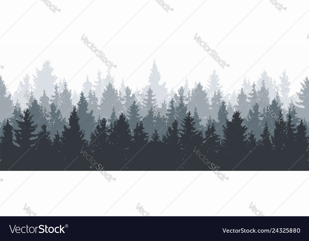 Forest background Royalty Free Vector Image - VectorStock