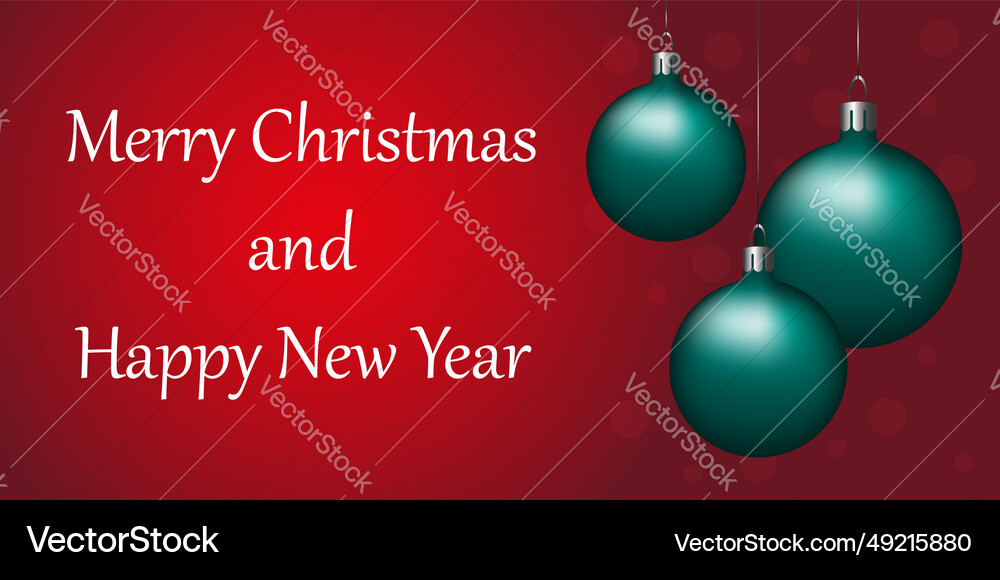 Horizontal christmas posters greeting cards Vector Image