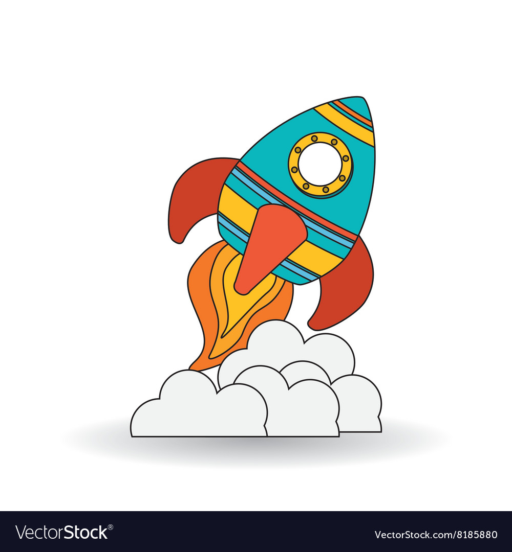 Rocket icon design Royalty Free Vector Image - VectorStock