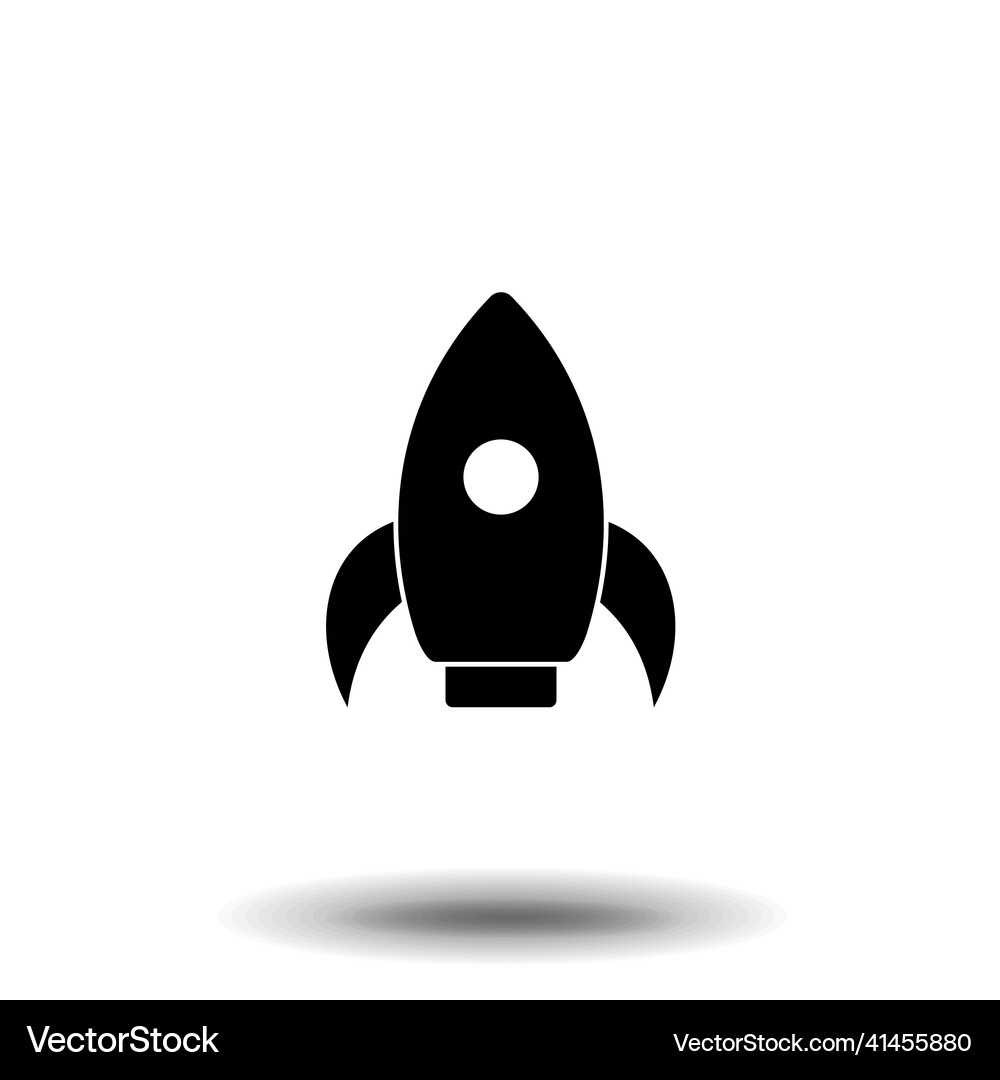Start up icon up symbol flat design stock Vector Image