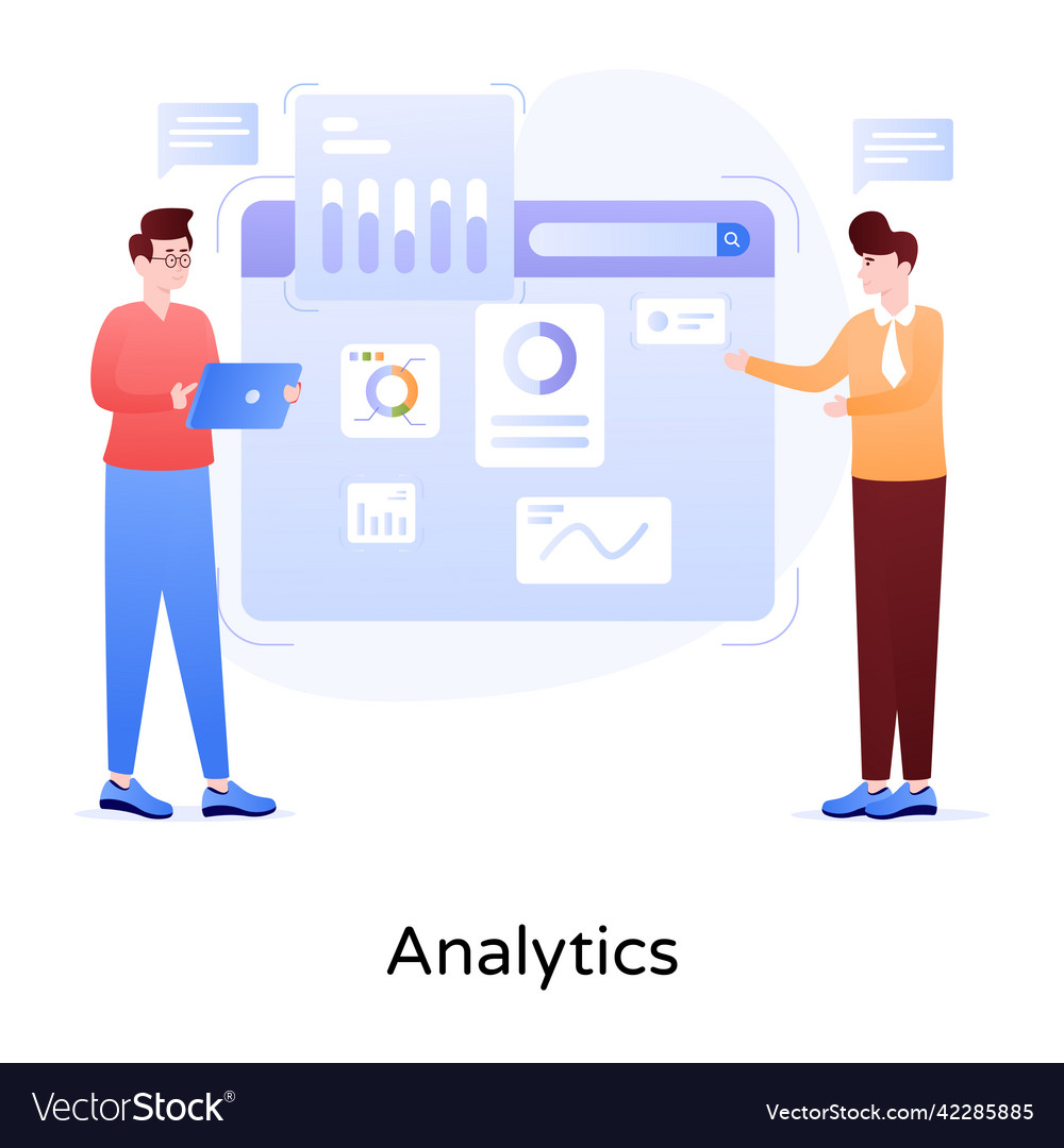 Analytics Royalty Free Vector Image - VectorStock