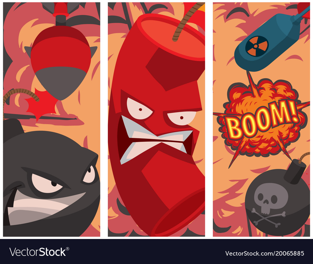 Bomb dynamite fuse grenade Royalty Free Vector Image Bomb dynamite fuse grenade Royalty Free Vector Image