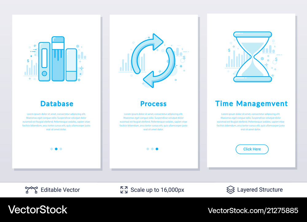 Folders arrows and proceeding symbols Royalty Free Vector