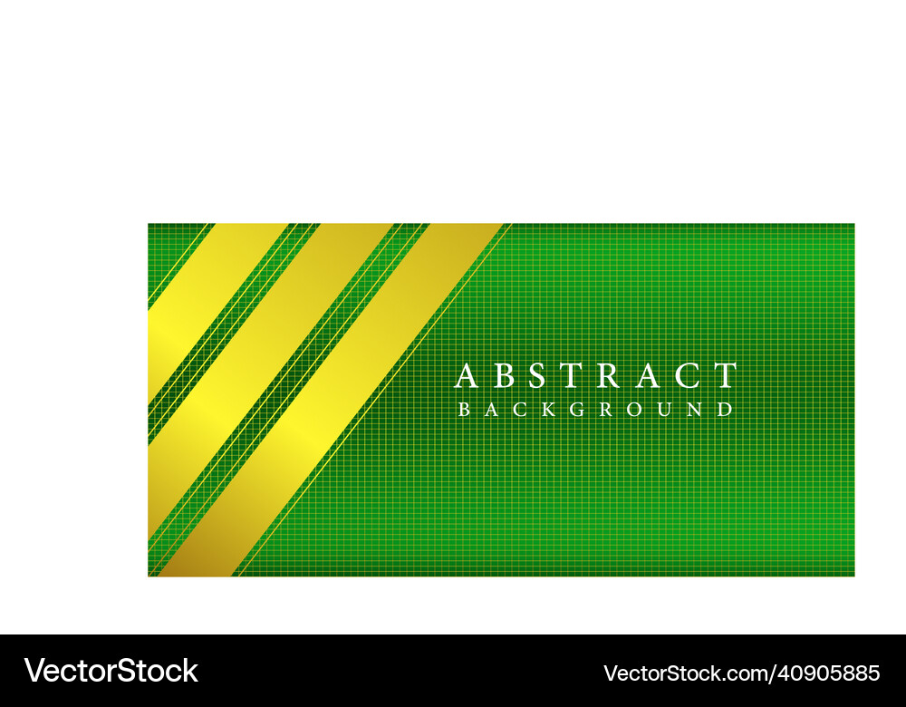 Green abstract background with geometric shapes Vector Image