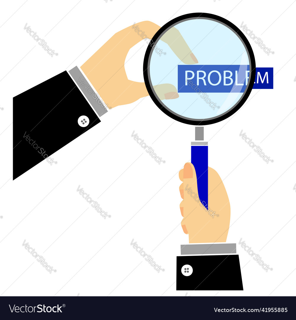 Simple for problem analytic Royalty Free Vector Image