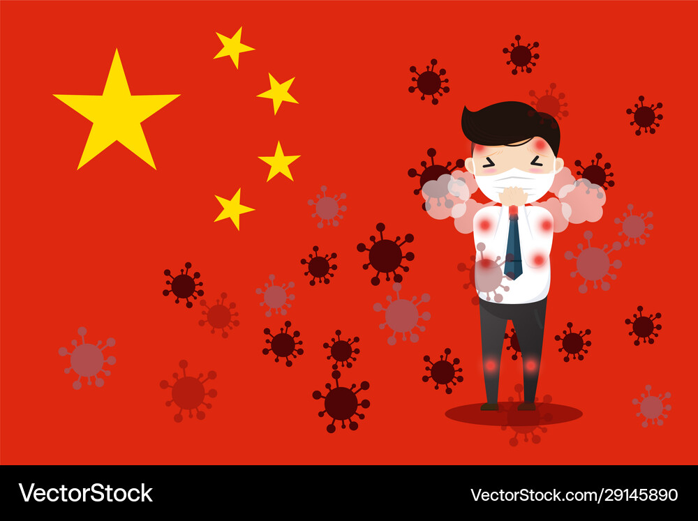 2019-20 wuhan coronavirus outbreak concept Vector Image