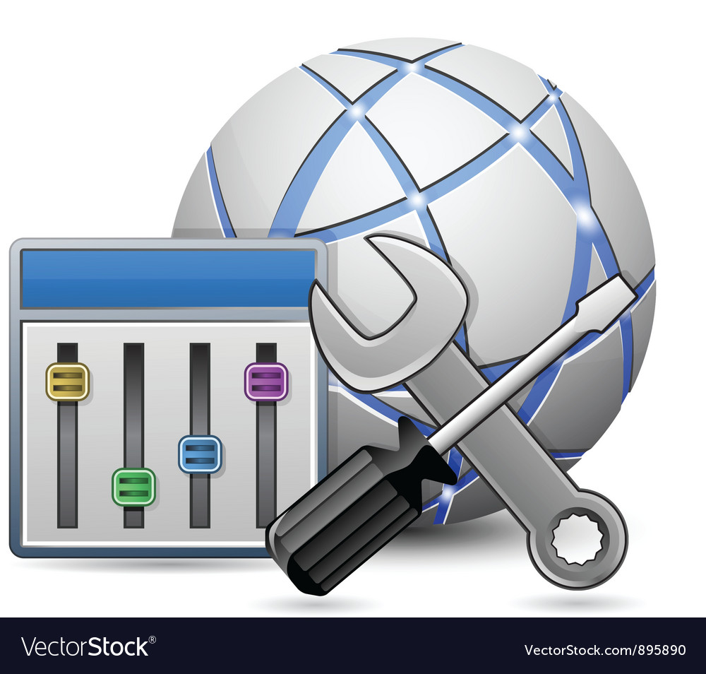 Tools & Configuration Royalty Free Vector Image