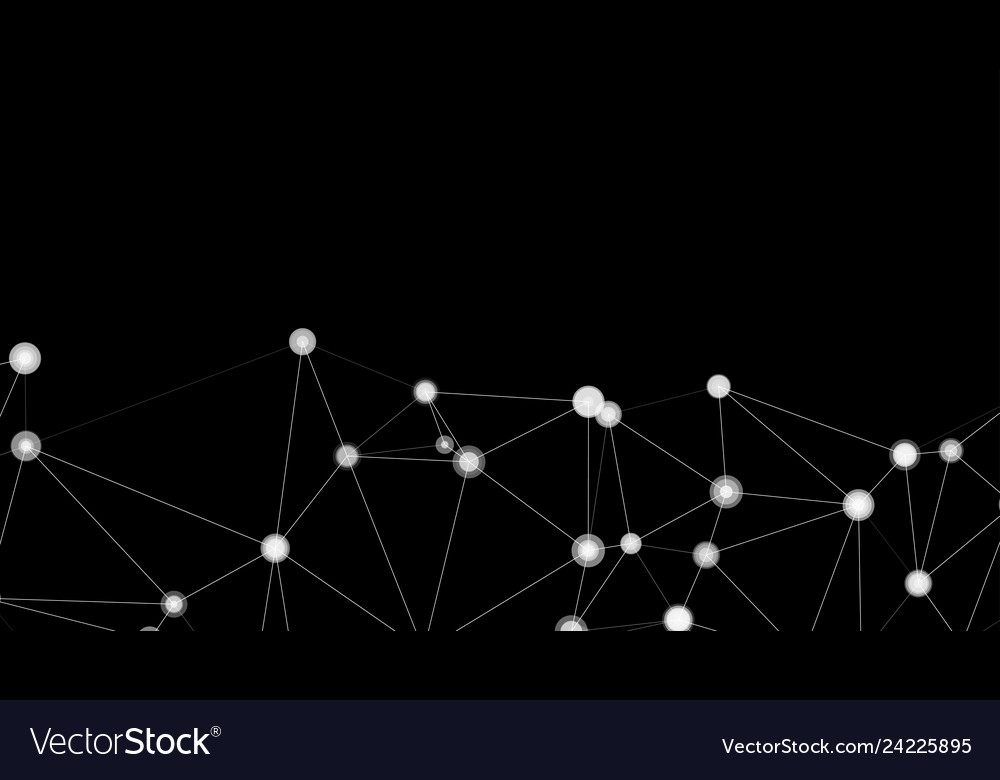Infographic diagram structure black background Vector Image