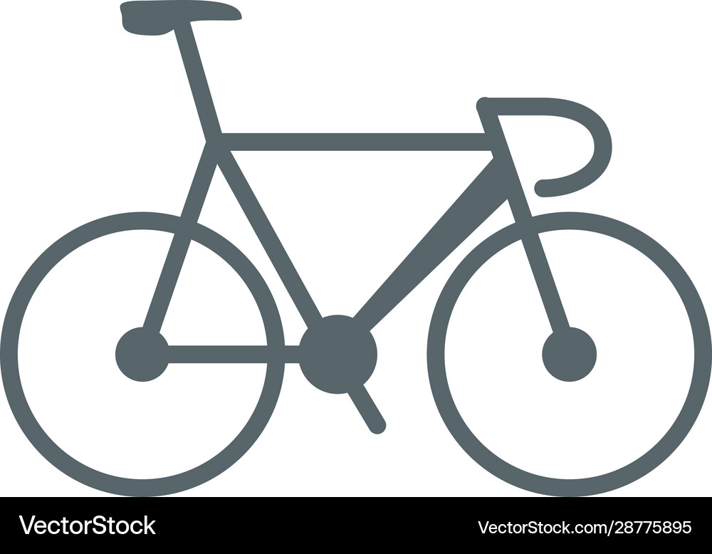 Isolated bike icon design Royalty Free Vector Image