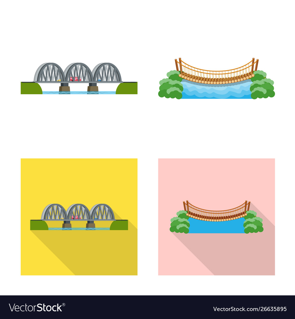 Isolated Object Connection And Design Sign Vector Image