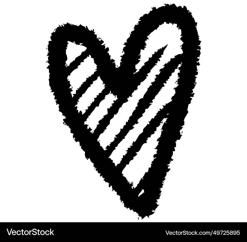 Valentine heart symbol design Royalty Free Vector Image