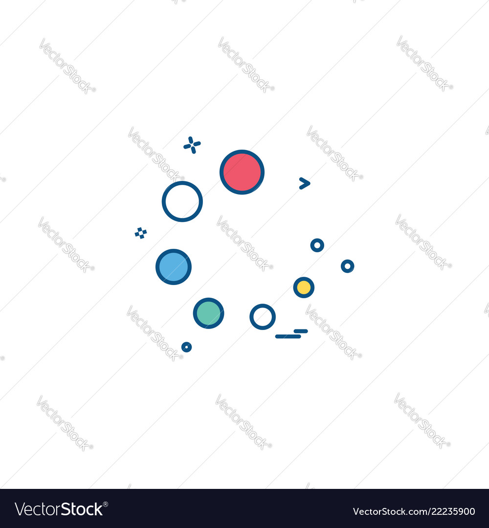 Progress icon design Royalty Free Vector Image