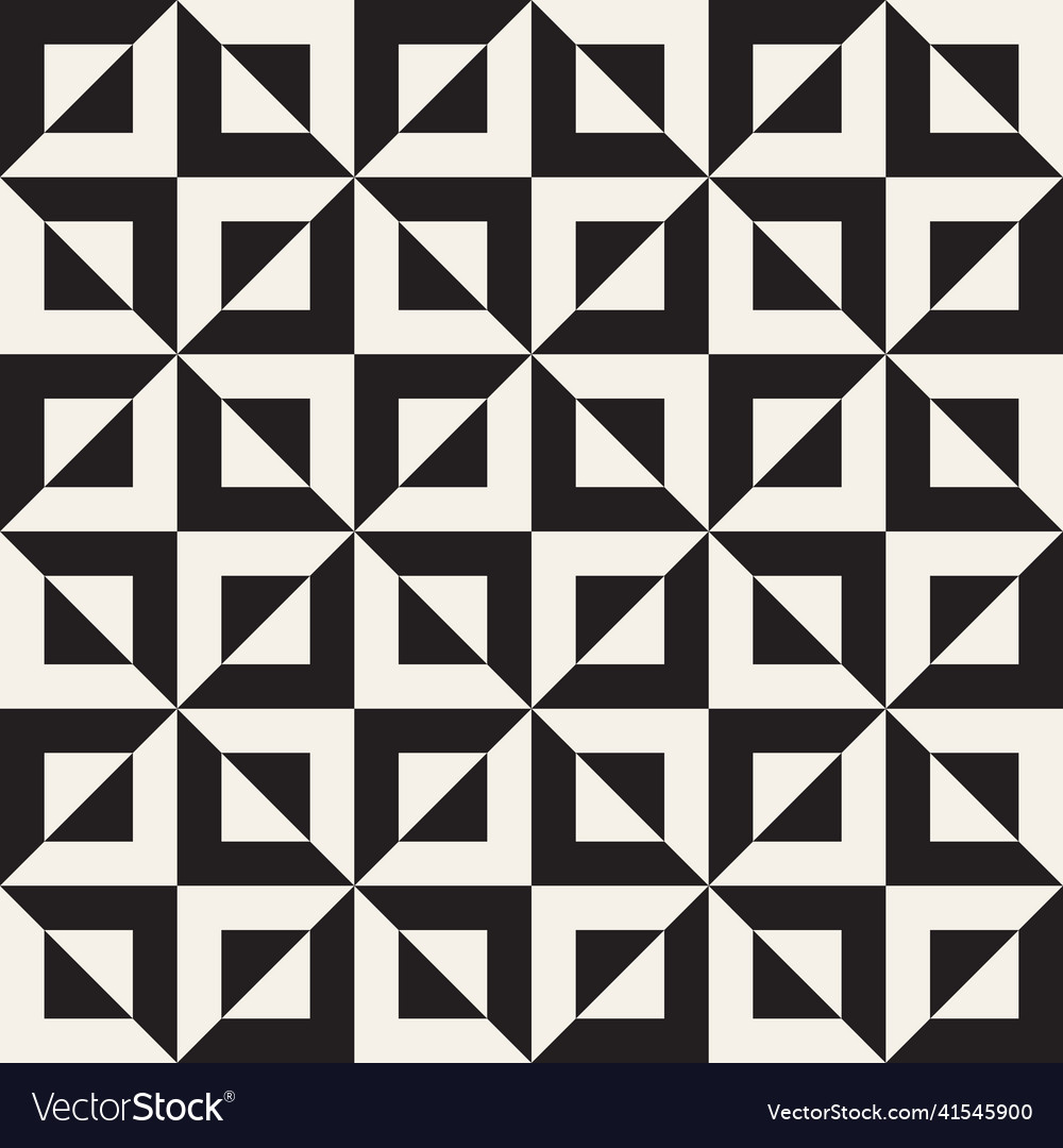 Seamless pattern repeating geometric elements Vector Image
