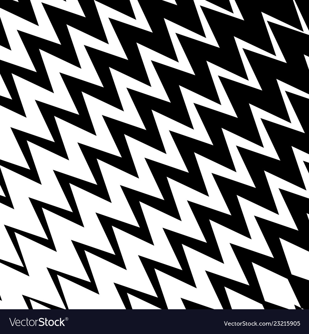 Geometric simple zigzag print wave pattern Vector Image