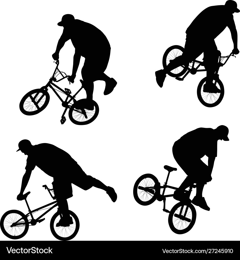 Bicyclist Royalty Free Vector Image - VectorStock
