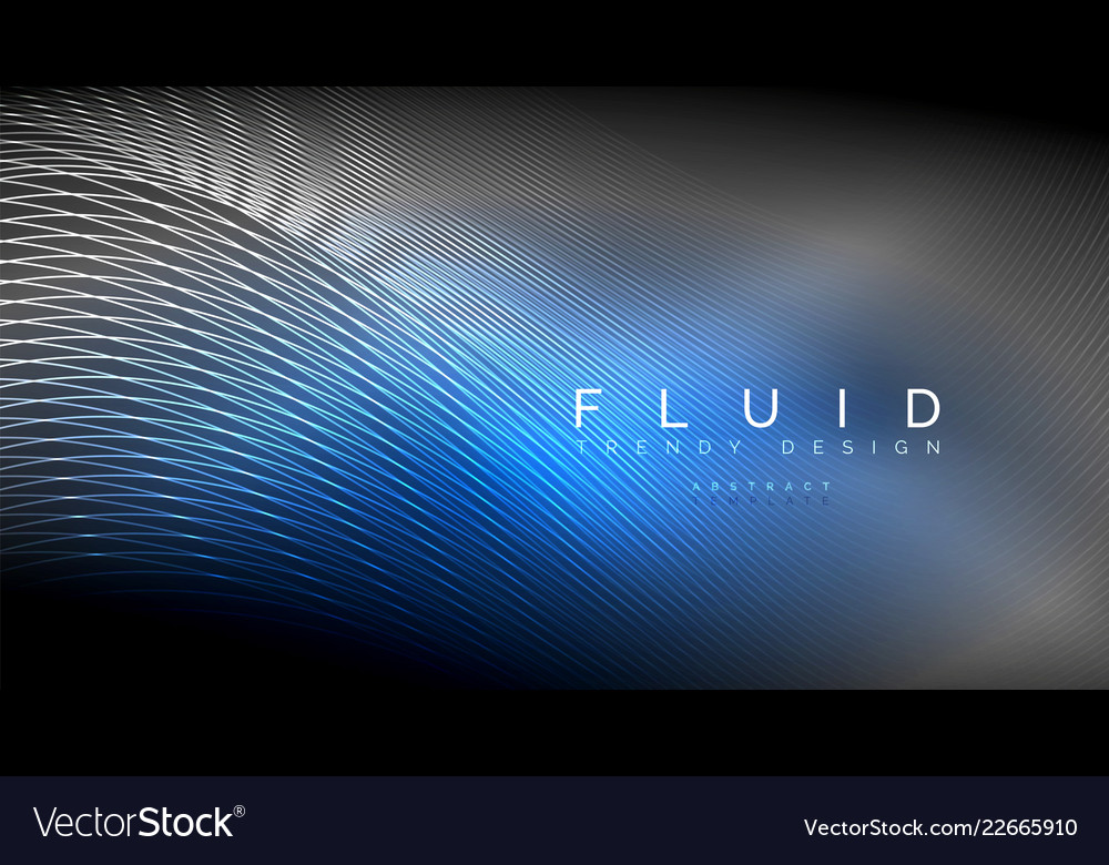 Digital flowing wave particles abstract background