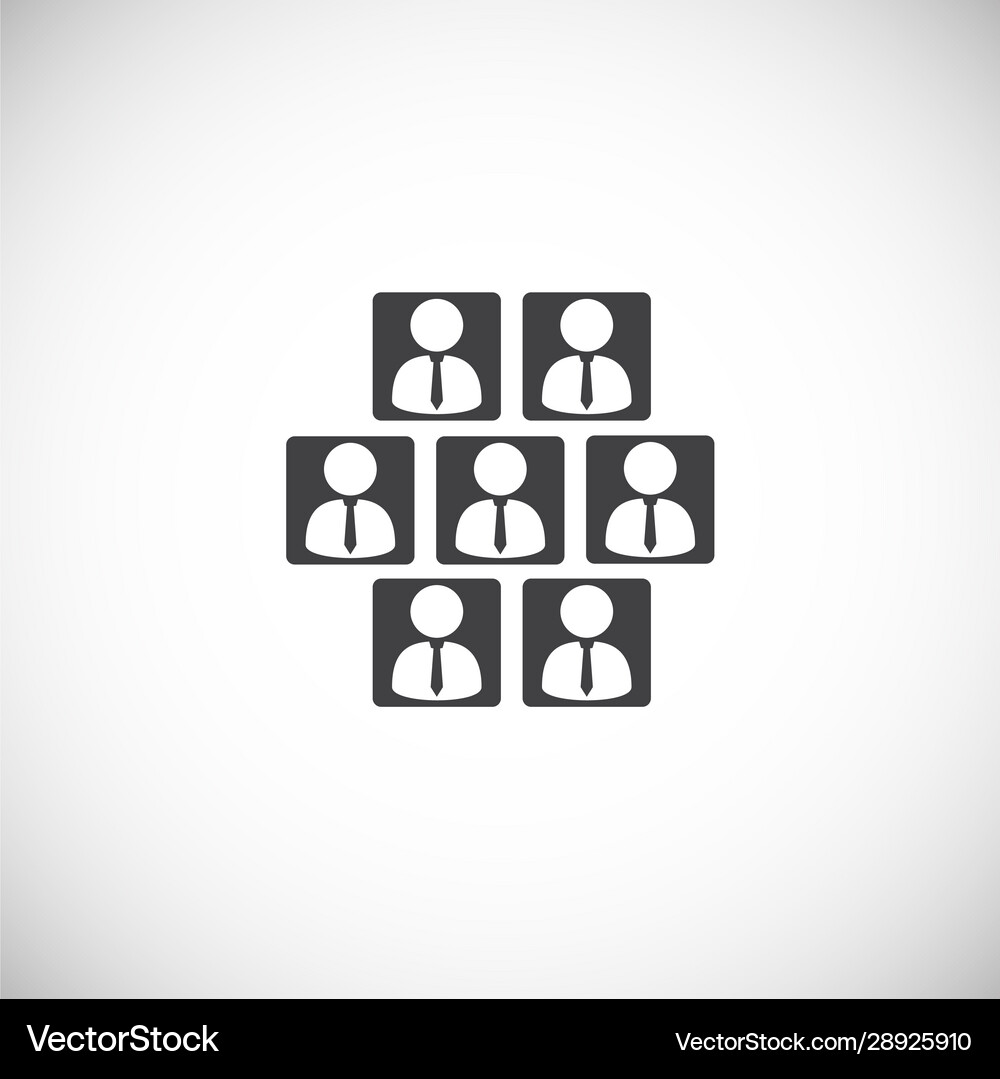 Group business people related icon Royalty Free Vector Image