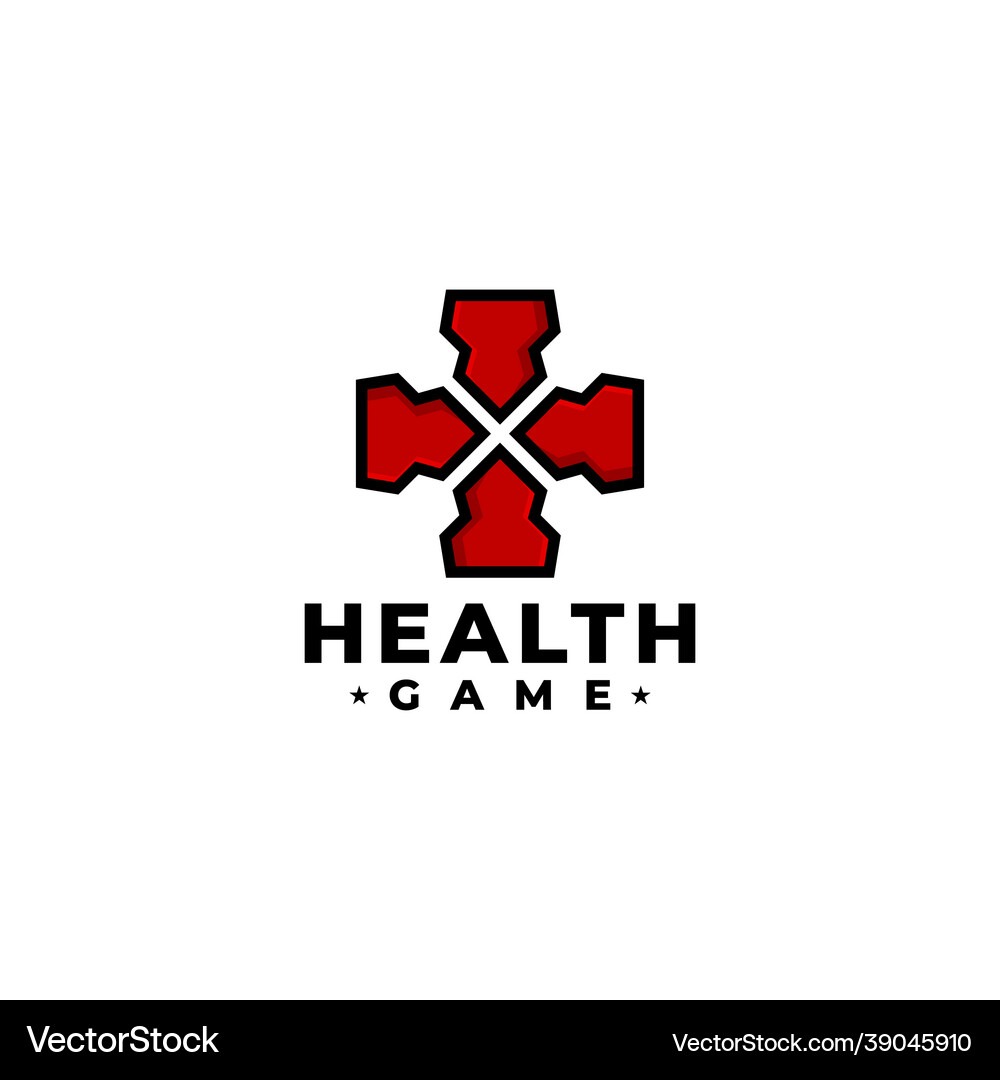 Health game logo Royalty Free Vector Image - VectorStock