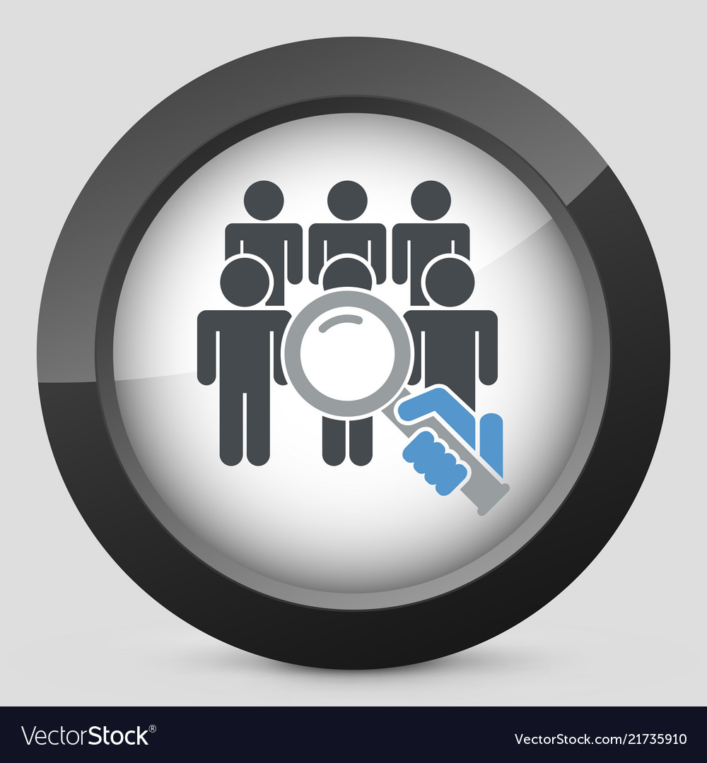 Look for person Royalty Free Vector Image - VectorStock