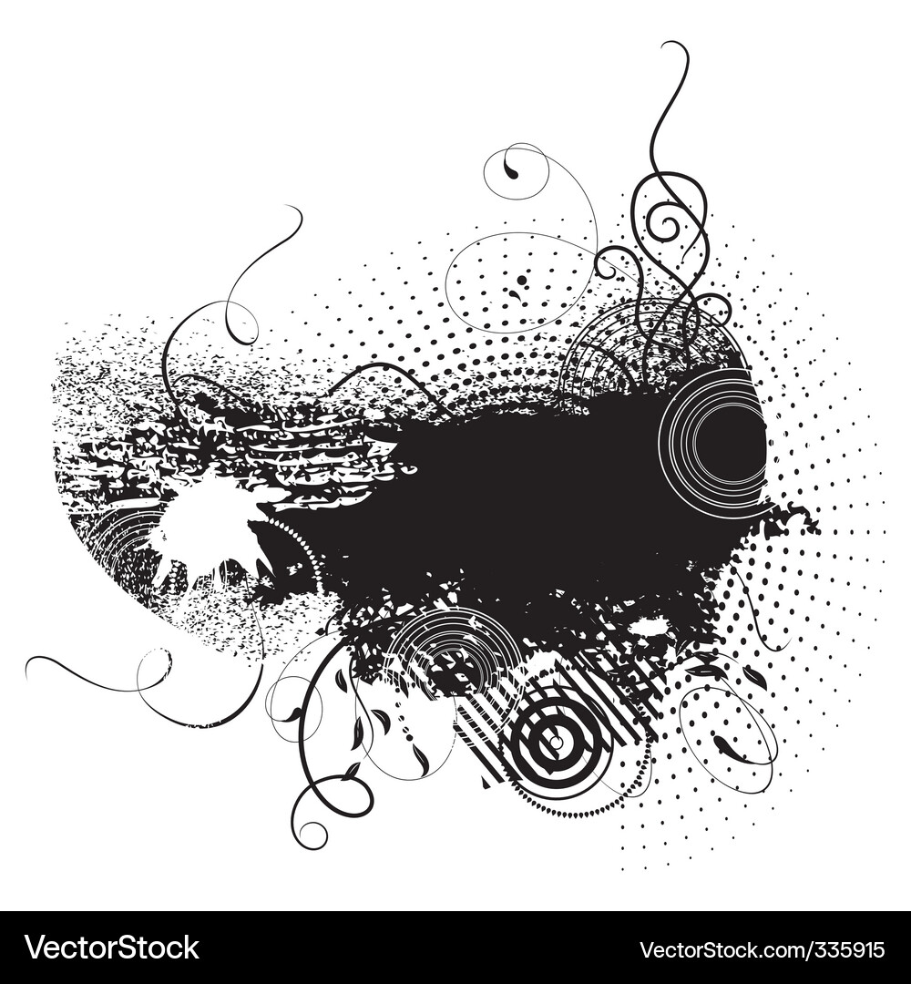 Ink Splatter Grunge Royalty Free Vector Image - VectorStock