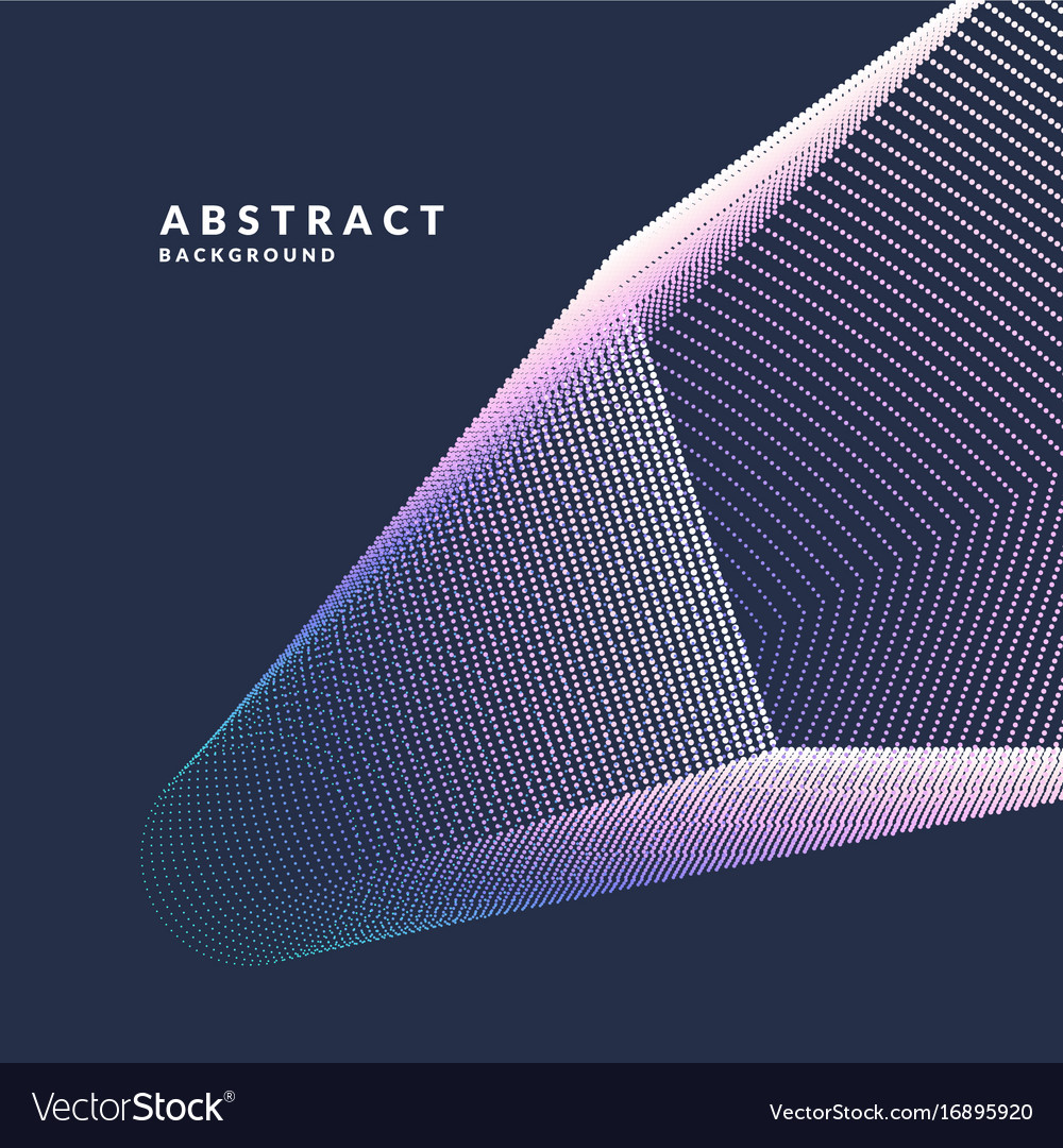 Abstract poster geometric objects lines Royalty Free Vector