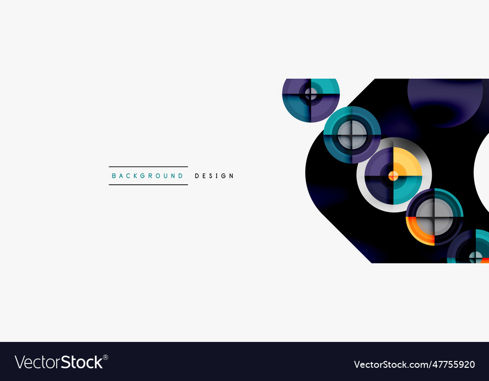 Circle pattern background abstract backgrounds Vector Image