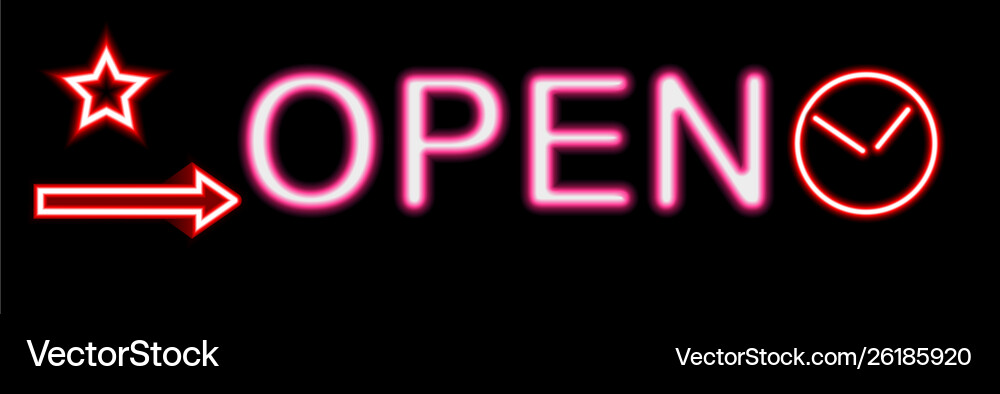 Colorful glowing neon lights graphic designs Vector Image