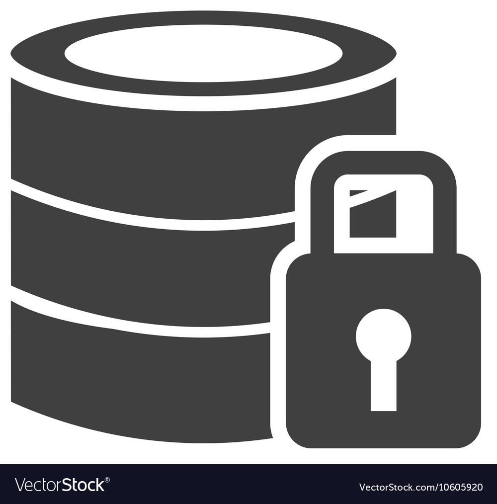Data storage center isolated icon Royalty Free Vector Image