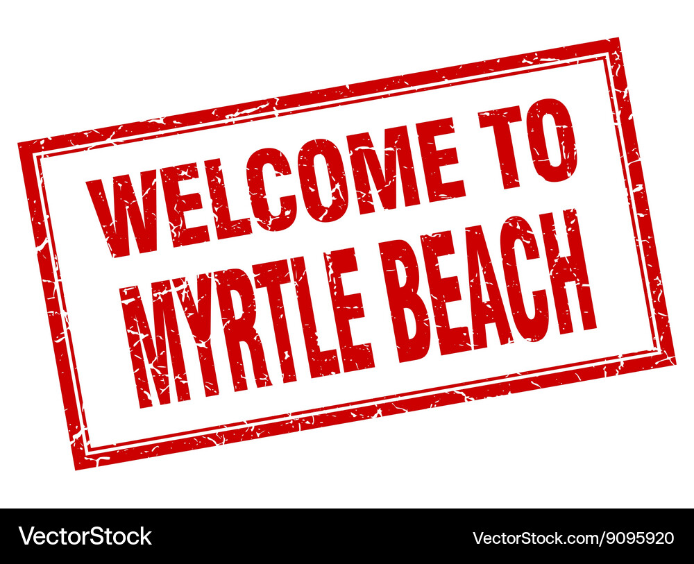 Letrero De Bienvenida A Myrtle Beach