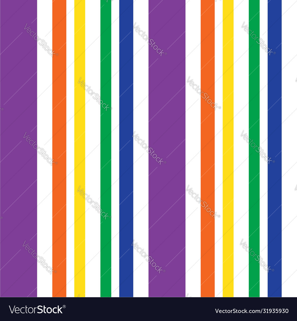Rainbow stripe seamless pattern background in Vector Image