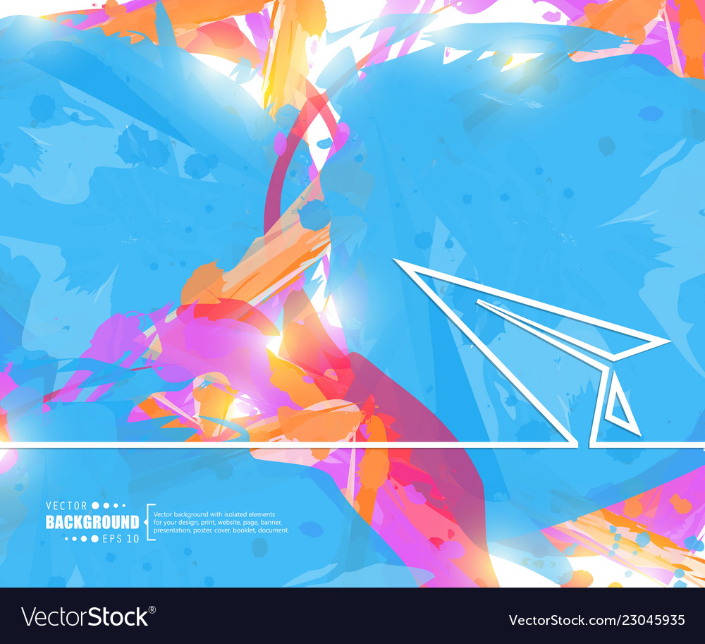 Abstract creative concept line draw Royalty Free Vector