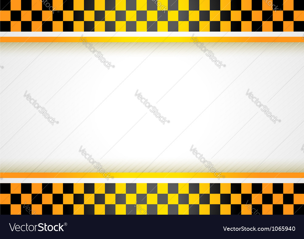Cab background Royalty Free Vector Image - VectorStock