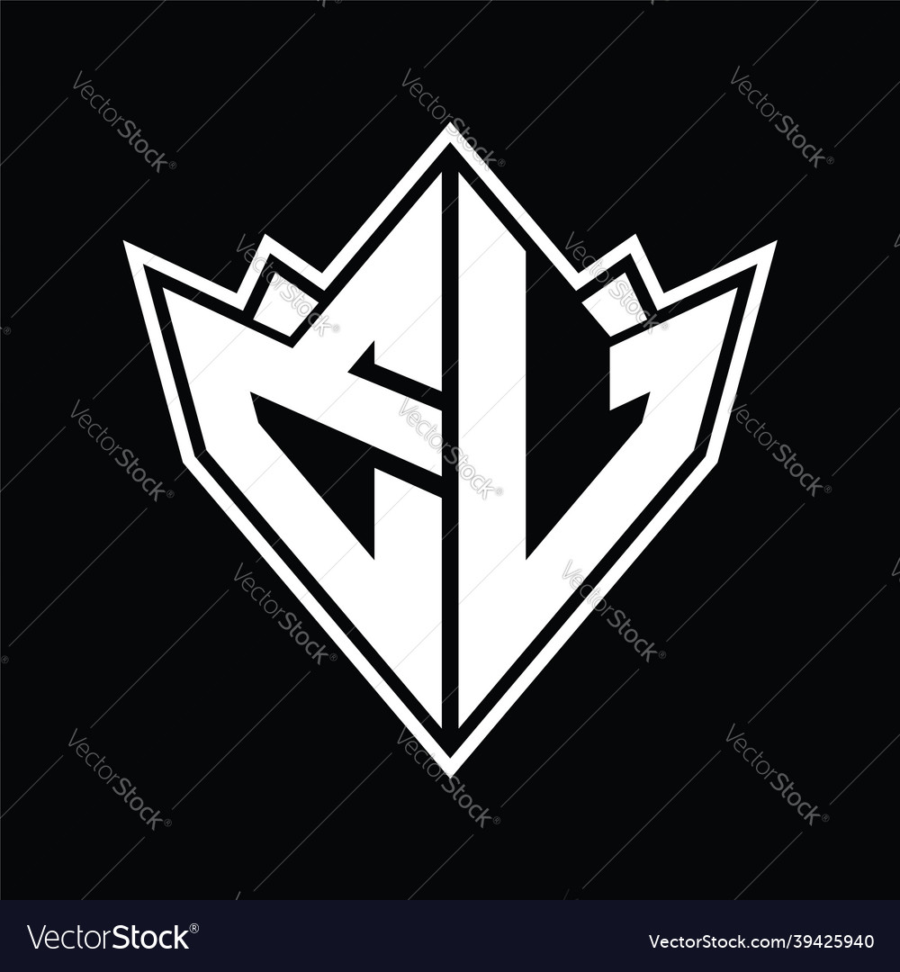 Ej logo monogram design template Royalty Free Vector Image