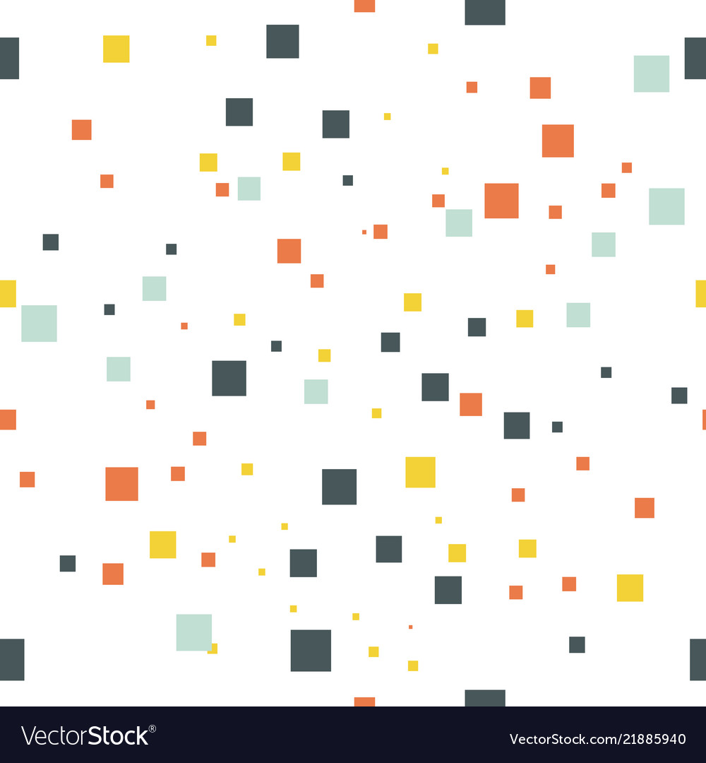 Seamless geometric pattern square isolated Vector Image