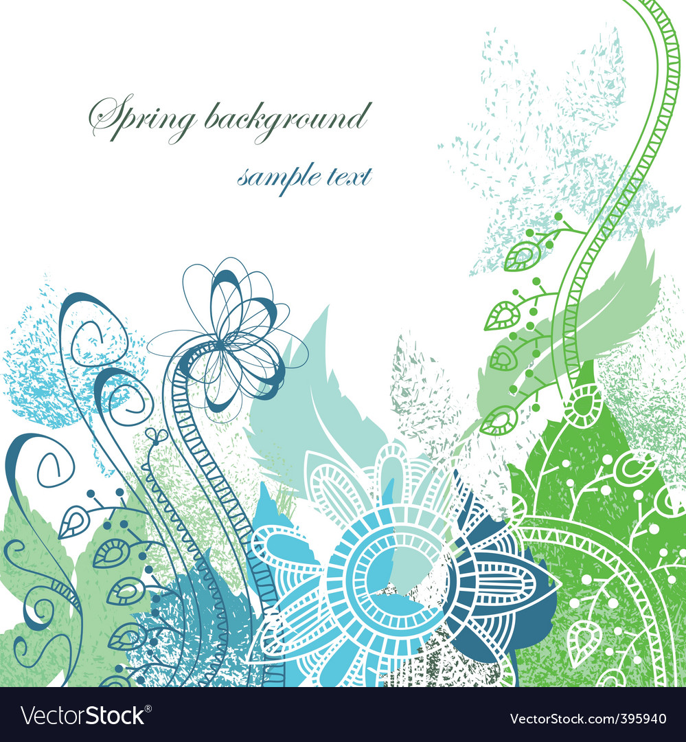 Spring background Royalty Free Vector Image - VectorStock